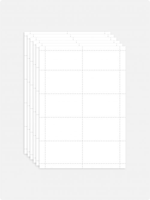 Effortless Credit card size printable paper badge inserts