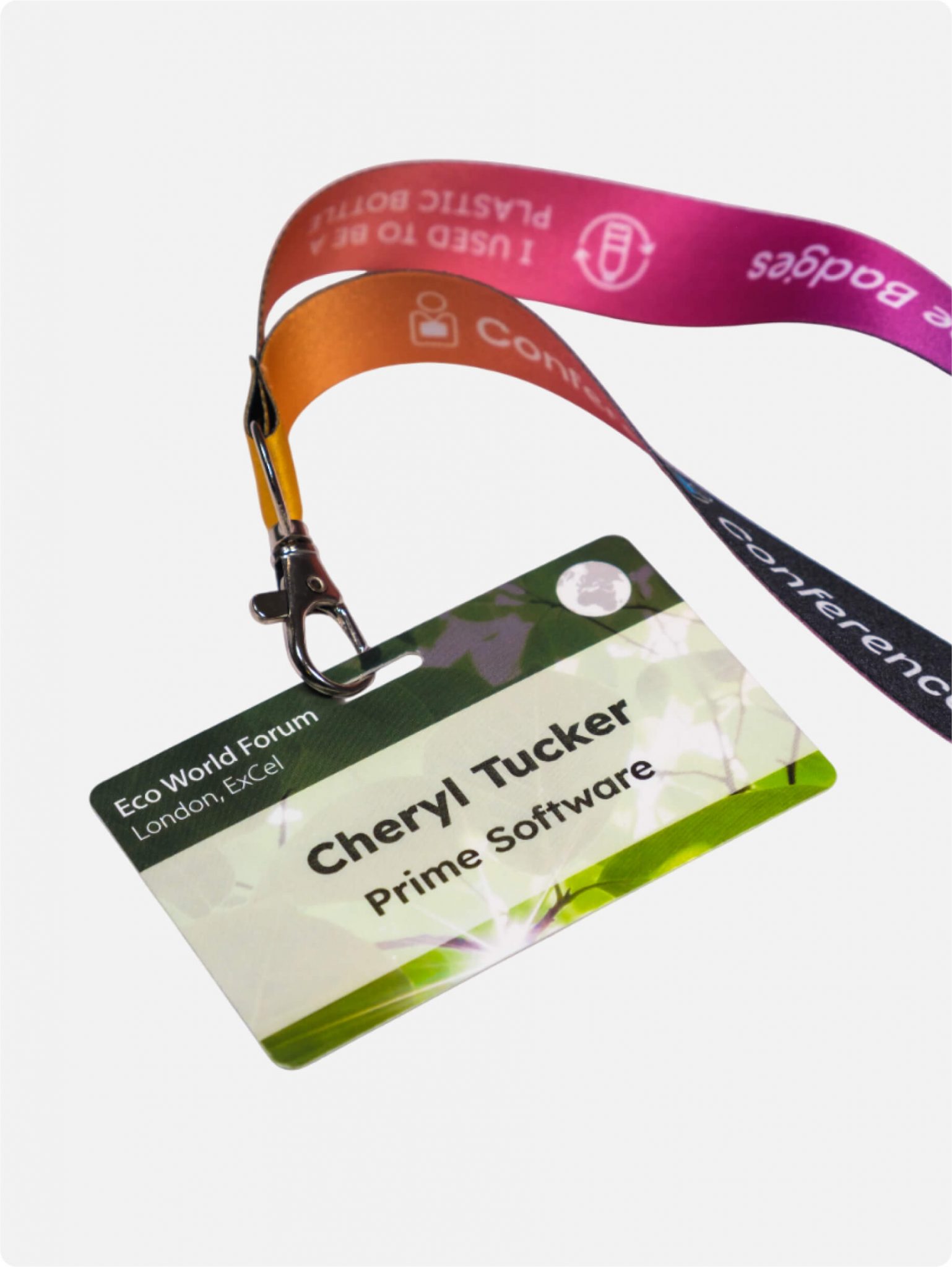 EcoBadge - innovative eco-friendly conference name badge