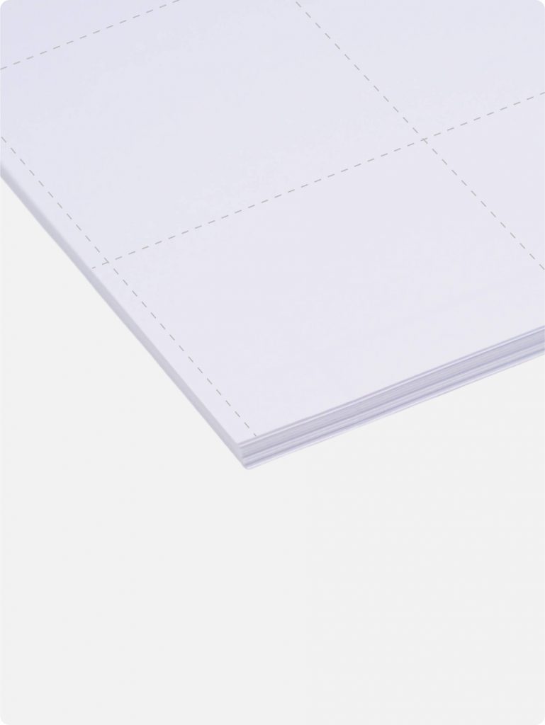 Professional visitor size printable paper badge inserts