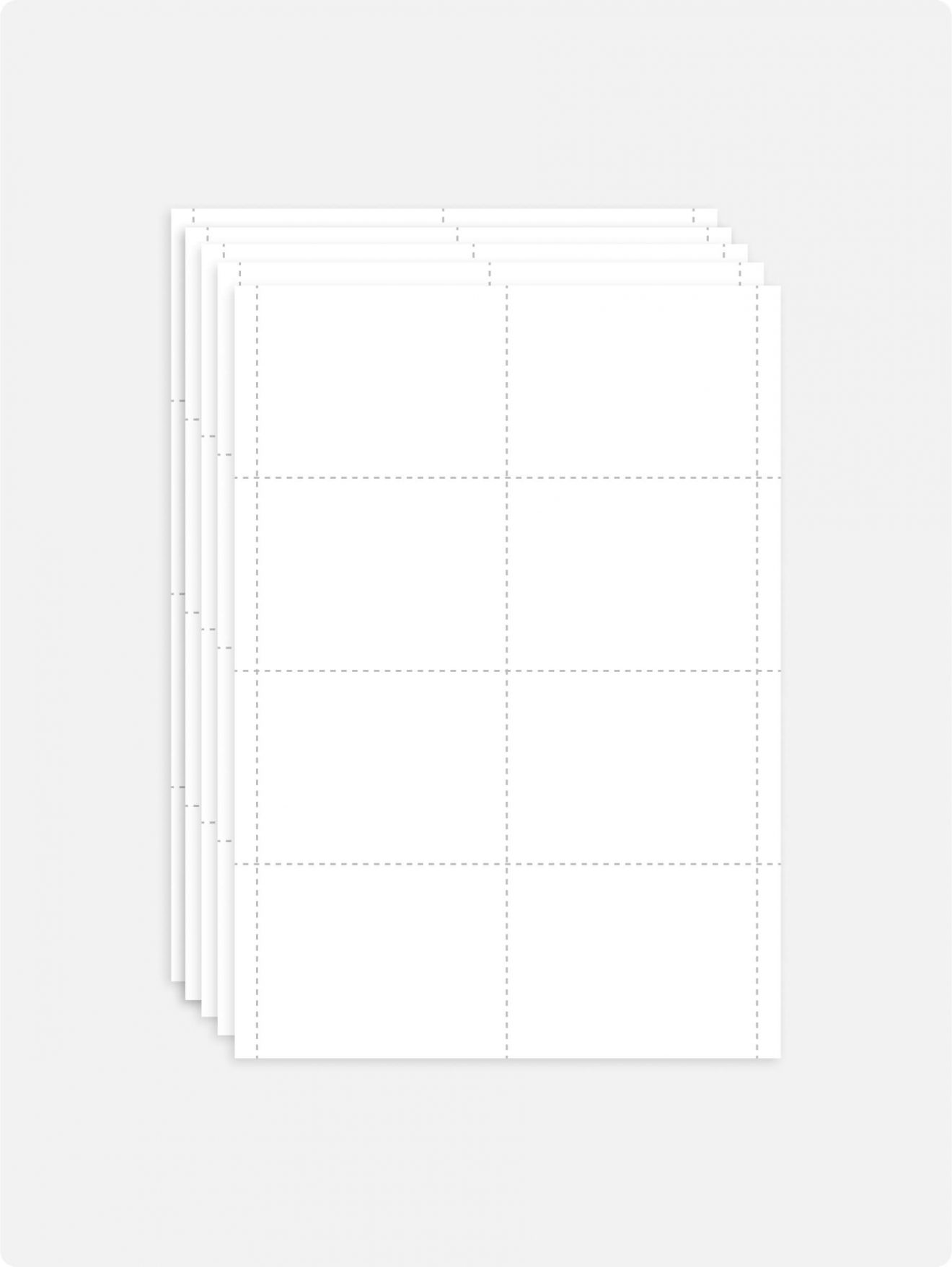 Professional visitor size printable paper badge inserts