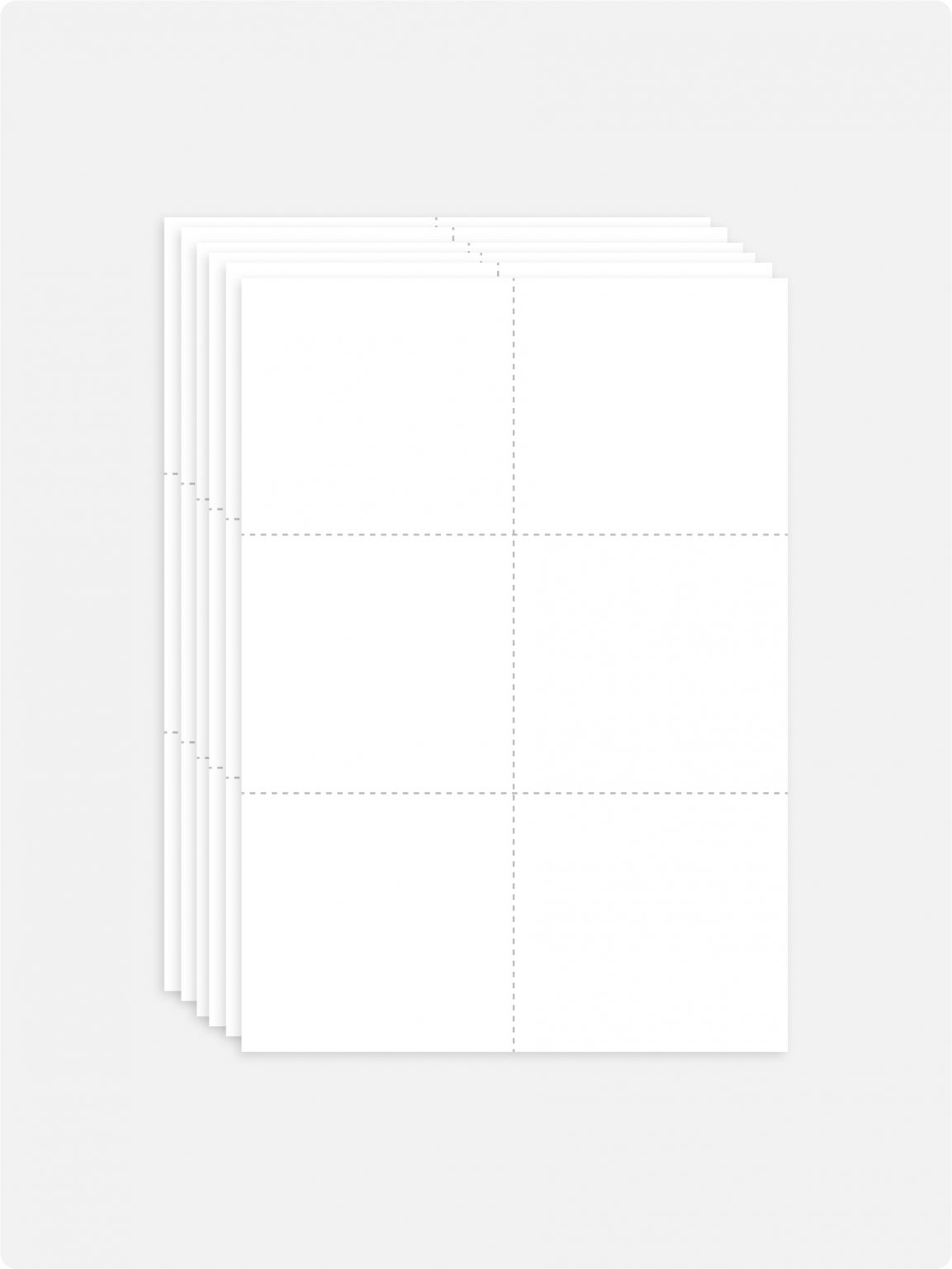 Easy-to-use XL Printable paper badge inserts - pack size 20