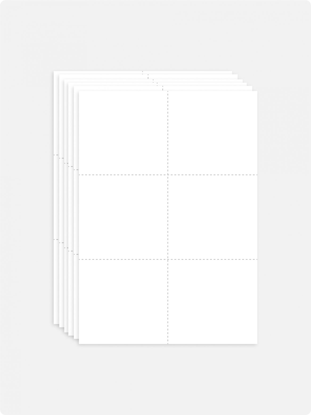 Easy-to-use XL Printable paper badge inserts - pack size 20