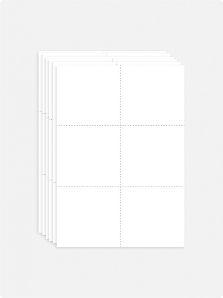 Easy-to-use XL Printable paper badge inserts - pack size 20