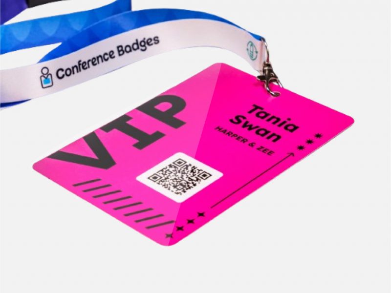 Quality designer credit card style badge - printed in 10 seconds